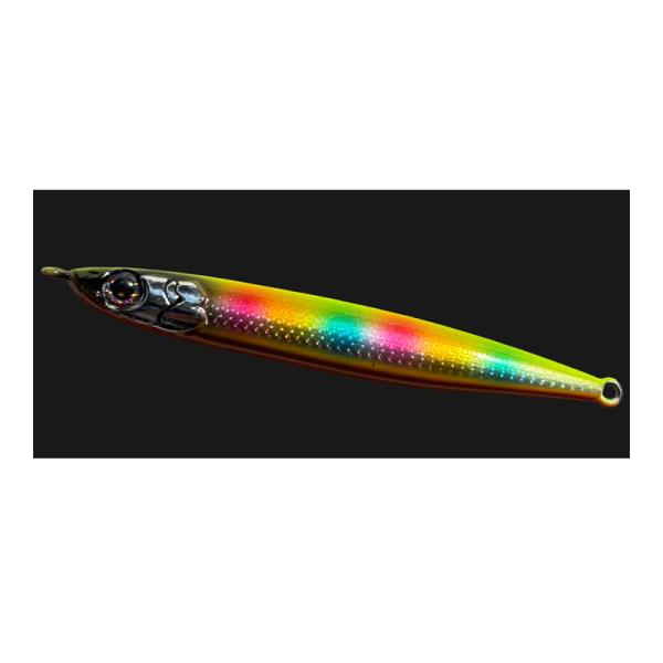 「ただ巻きで釣れるジグミノー」抜群の飛距離とただ巻きで動き過ぎないアクションサーチロケットで「最初の1尾誘い出す」●ミノー×ジグ80mm20g、飛びと泳ぎに無駄の無い極細シェイプ。メタルジグを樹脂で包み込んだソリッドボディ。●投げてただ巻き...