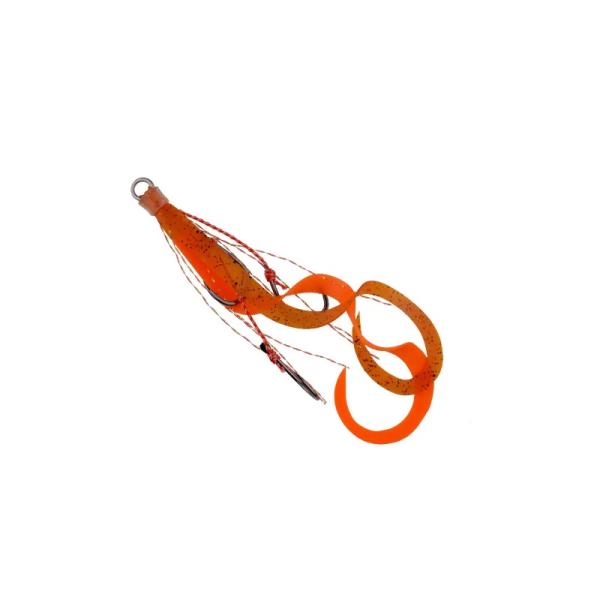 STARTの替えユニットのベースとなるショートカーリーは、喰いが渋い時や潮が緩い時にが有効。水深が60ｍ以内で特に効果的な形状となっています。対応リトリーブスピード：普通〜スローSTARTスタート　替ユニット トリプルフックショートカーリー...