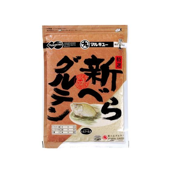 放流後の新べら狙いに最適放流後の新べら狙いに最適な軽いグルテンエサです。大型から中型まで作り方ひとつで幅広く対応が可能。ボソでヌケがよく集魚性も高いので両グルの宙釣りに抜群。ブレンド性もよいので野川、ダム湖の釣りにも効果的です。MARUKY...