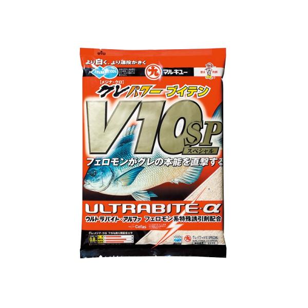 白さで寄せ、フェロモンで食いを促す際立つ白さを備えたグレフカセ釣り用配合エサ。潮の流れが見やすくなるうえ、グレの視覚にも強くアピールし、集魚効果が抜群。マルキユー独自のフェロモン系特殊誘引剤『ウルトラバイト・アルファ』も配合。グレの本能に作...