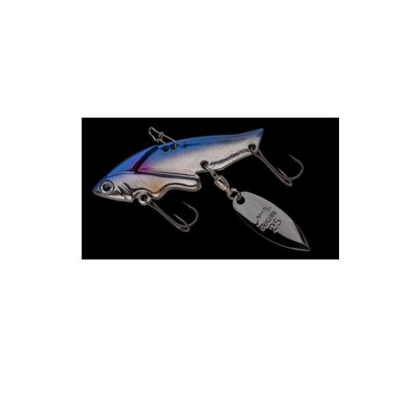 シャローからディープまでレンジを選ばず使える汎用性と、薄い金属板が水を切り裂くアクションで独特な効果を持つメタルバイブレーション。その効果にスピンブレードのフラッシングを追加し、さらに強く、金属感を際立たせたのが「TG ジャカブレード」。短...