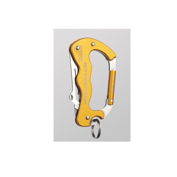 切れ味抜群のステンレス製シザースを携帯に便利なカラビナにコンパクト収納。GMカラビナシザースは、コンパクトなサイズと使いやすさを兼ね備えたカラビナ型収納式シザースです。PEライン対応のシザースには、ドイツ製4116Kruppステンレスを採用...