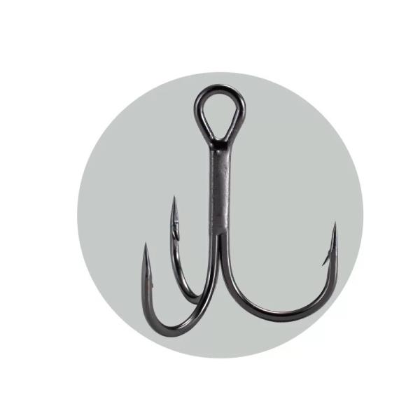 ■平打ちSASAME　TEN1　Serie1　TREBLE　TENKAササメ　トレブル　 テンカ●品番：TEN1B ●カラー：黒(BLACK)●入数：6●号数：14●標準線経(mm)：0.65mm