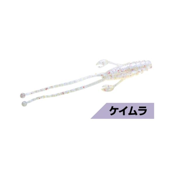 なが〜い触覚が効く！エビのヒゲ(触覚)にコンセプトをおいたヒゲダン3.2インチ。長〜く特徴的なヒゲ部分がわずかな水流も見逃さず、常にターゲットを挑発する微波動を演出。魚の捕食対象となりやすい一口サイズのエビフォルムはライトゲームやミドルゲー...