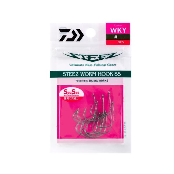 トップトーナメンターとDAIWA WORKSのこだわりが凝縮されたハイスペックフックDAIWA WORKSによる究極を目指したモノ作り。スティーズワームフックは、針種ごと、またその番手ごとにプロアングラーと共に形状を突き詰めて完成。ワームが...