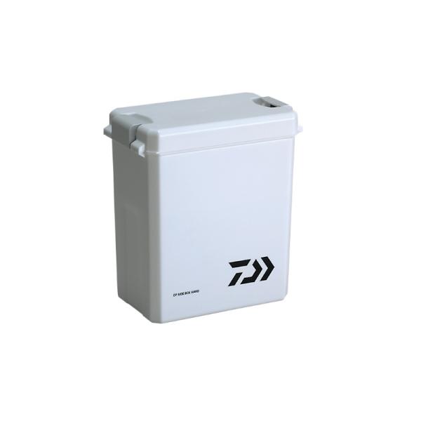 替えスプール・小物等をしっかりガードするハードタイプ。クーラーの左右どちら側に付けた時も使い勝手が良い両開きフタ替えスプール・小物等をしっかりガードするハードタイプ内部を2室に仕切れる中箱付きDAIWAダイワ　CPサイドボックスハード●外寸...
