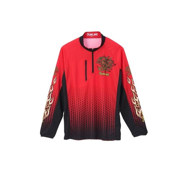 夏場に快適な吸水速乾生地のハーフジップタイプのフィッシングシャツです。長袖モデルは強い日差し下での釣行時の日焼け防止や、春や秋の少し肌寒い時期でも着用できます。SUNLINEサンライン　PRODRYシャツ(長袖)●品番： SUW-04201...