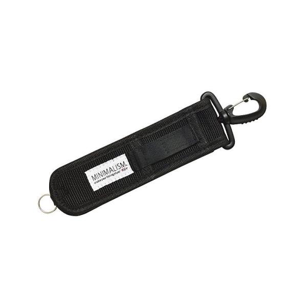 ショルダーバッグのベルトやベルトループなどにカラビナ留めもループ留めも可能なミニマルプライヤーホルダーTict  MINIMALISM PLIERS-HOLDERティクト　ミニマリズム　プライヤーホルダー●カラー：ブラック●サイズ：W5×H...