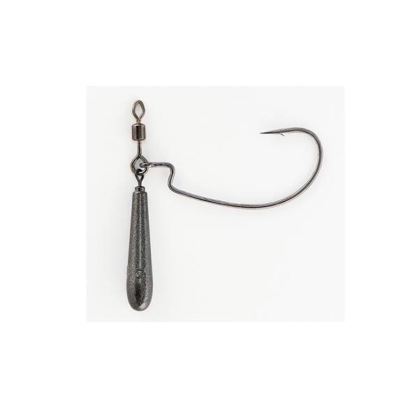 貫き、落とし、喰わせる！ハイレスポンスZDシステム搭載。「ゼロダン ワーム217」はスイベルへ直にシンカー、フックをセットしたハイレスポンスダウンショットシステムです。構造上カバーを貫きやすく、ボトム感知性能も抜群。注目すべきはそのフォール...