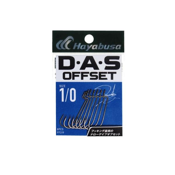 パッケージがリニューアル！フックとワームの一体感を追求した独自の形状と、フッキングパワーロスを最大限に抑える形状がシャープなフッキングを実現。フッキング重視のナローゲイプオフセット。■防錆■フッ素■追加サイズHayabusa　FF319 D...