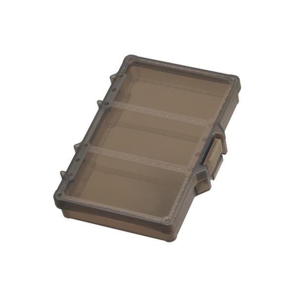 使い方自由自在。フリーに使える仕切板無しケース。DAIICHISEIKO　MC CASE ＃138F第一精工　MCケース ＃138F●内寸：138×84×19mm●外寸：146×103×25mm●素材：ポリプロピレン●MADE IN JAP...