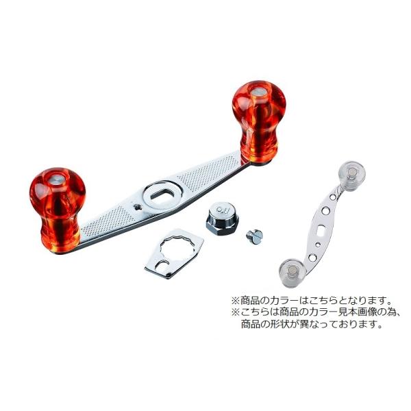 ABU社純正の8cmのI型（ストレート）タイプのレプリカモデルにカラーノブを装着。チェッカーリングも忠実に再現。※70mmについてはプレート部分の網目装飾がありませんので予めご了承ください。Valleyhill　CLASSIC POWER ...