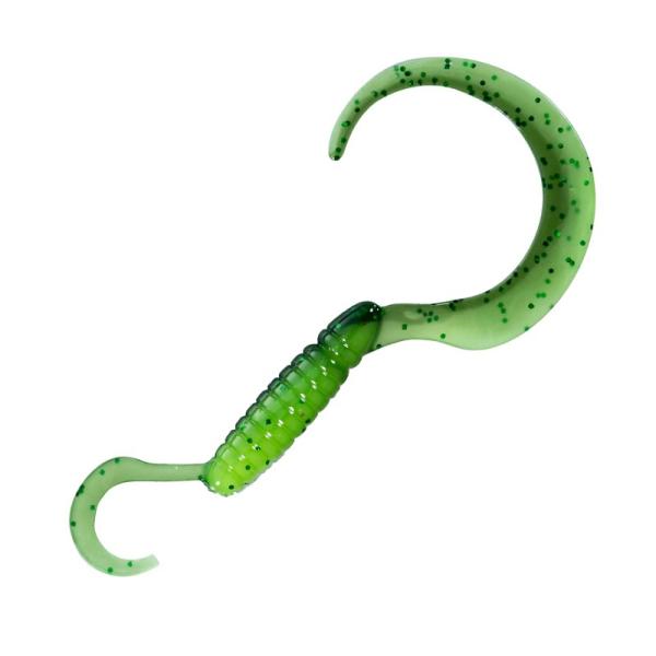テールのボリュームを使い分けて誘うワーム球専用設計ワーム！状況に合わせてテールのボリュームを使い分けることが可能！差し込み穴を設けているので、簡単にセッティングできます！Valleyhill  wormdama trailer type1バ...