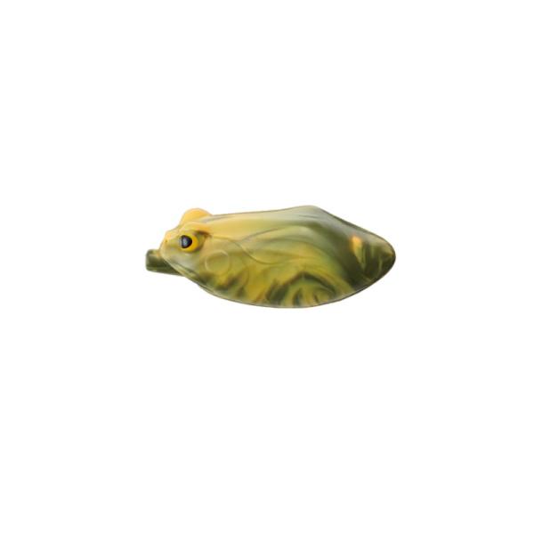 ■独自の造形に卓越した演技力を秘めた小型モデル。梢や草葉にとまったアマガエルの顔と姿態をデフォルメしたモデル。寸詰まり気味の丸っこいボディと、完全手作業で造り出された原型を忠実に再現した独特の前面形状により、ノーズダイブせず水面をイキイキと...