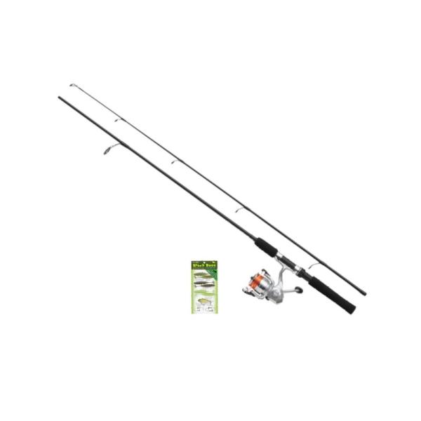 ■釣場へ直行！これだけで釣りが始められるトライアルシリーズバスフィッシング入門にオススメ！ロッド＋リール＋ルアーセットが付いたスターターセットHAMADASHOKAI浜田商会　CB トライアルバス セット 602S-ML(PL600GS)●...