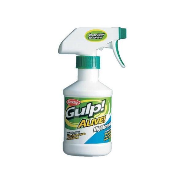 アングラーの秘密兵器！ガルプ！ジュースが、トリガー式スプレーボトルに。霧状とスプレーの切り替え式で、ソフトベイトやハードルアー、エギ、船釣りのエサや仕掛けなどに吹きつければ、強烈なニオイで魚を惹きつけます。一般的な油性のスプレーは、水面に成...