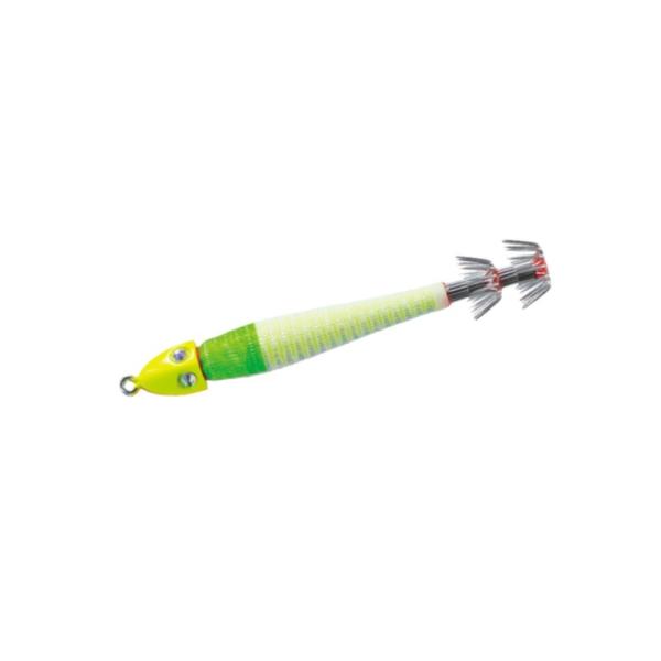 船長の切り札、四つの「ダイヤ目」でアピール深場狙い・潮が早い・二枚潮三枚潮などで底が取りにくい時などに最適舵の役目をする「ラダーヘッド」がブレない安定姿勢を可能にして抱かせる復刻、王道イカメタル。■ダイレクトアイダイレクトにアクションを伝達...