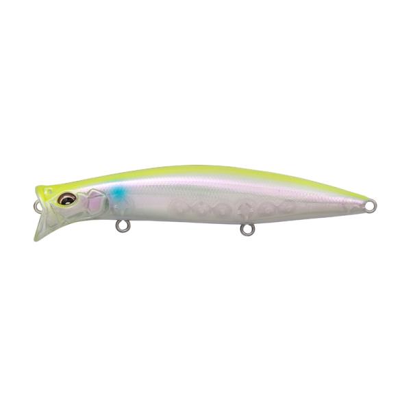 革命児、来たる。WAKE BAIT RevolutionKIRINJI 120は、ITO独自のハイドロダイナミクス「4 INTAKE 4 OUT」構造（PAT.P）を搭載したスペシャルウェイクベイト。水流加圧を増大させた大型ウォータースルー...