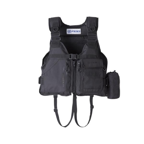 ショート丈、高機動力磯用ベストロックショアヒップバッグとの併用時にバッグとベストが干渉しにくいショートタイプ。ロックショアでの使用を想定したフロントポケットレス仕様はロングロッドの操作性や下方向の視認性がUP。大型背面ポケットは取り出しやす...