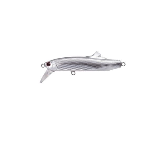 遠くのナブラも狙い打ち。コンパクト＆ヘビーウェイトそして 空気抵抗の少なさと 相まってその飛距離は絶大。 タイトウォブリングアクションとボディサイドの平面 により、フラッシング効果は抜群。 さらに水平フォールにより、着水の瞬間から強烈なアピ...