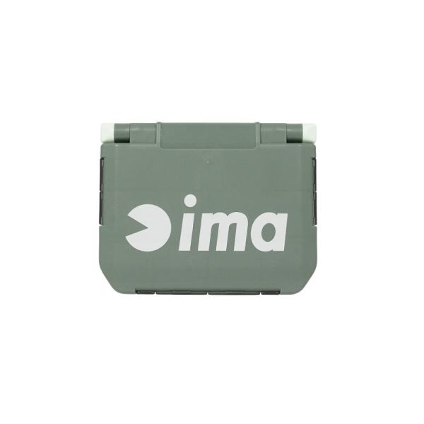 メバル釣りなどのライトゲームに最適！上段の薄型8マスにはスナップやフック等小物が、下段のマルチスペースにはプラグなど4インチまでのものが収納可能。便利な可変仕切り版が5枚付き。ima GAME BOXアムズデザイン　ゲームボックス●カラー：...