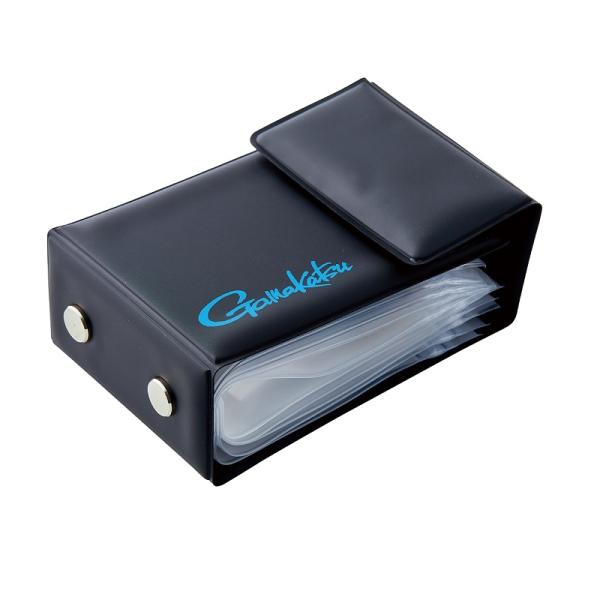 鈎や小物を取り出しやすくコンパクトに収納できるフックファイル●バラ鈎や小型ジグヘッドなどの収納に最適なジップバッグを10枚内蔵。●ジップバッグは取り外し可能。台紙ごと収納できるサイズ設定で出し入れがスムーズ。●水やしぶきに強いP.V.C生地...