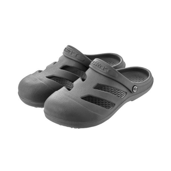 ■船上等の濡れた場所でも滑りにくいラバーソール。■水や蒸れを逃すオリジナルデザインホール。■つま先部に樹脂製の先芯内蔵。■しっかりしたE.V.A 素材を採用しフィット感を向上。■滑りにくさと快適性を兼ね備えたインソール。※フィット感を上げる...