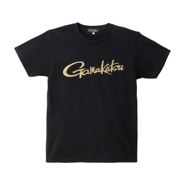 定番GamakatsuロゴTシャツ■柔らかくて着心地が良いので普段着やインナーとしても最適。Gamakatsu　GM3711がまかつ　GM3711 Tシャツ(筆記体ロゴ)●品名コード：GM3711●カラー：ブラック●サイズ：M●身長：160...