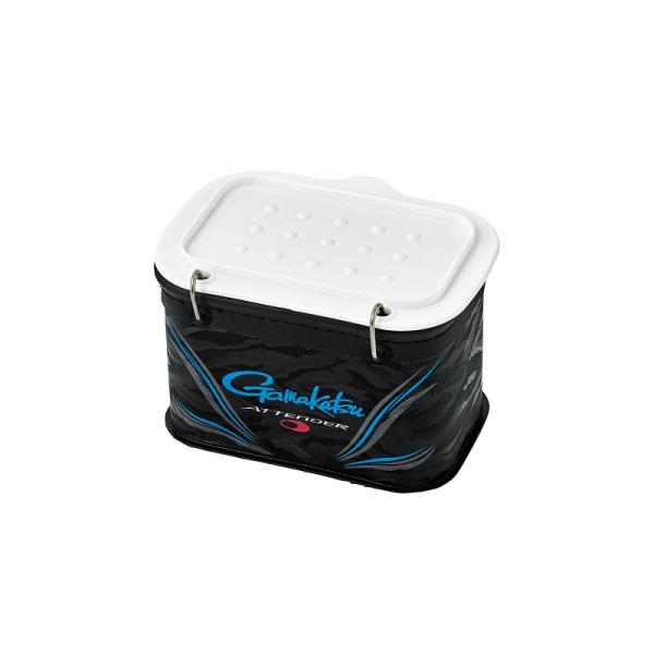 スリムタイプのサシエ入れGamakatsu　GM2559がまかつ　GM2559　サシエ入れ (1部屋)(ATTENDER)●品　番：GM2559●カラー：ブラック(ATTENDER)●サイズ：D80×W120×H75mm●素　材：〈本体〉E...