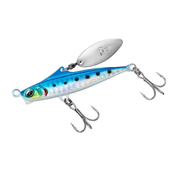 サゴシ、青物、フラットフィッシュなどなど…プラグ感覚で使える軽比重合金製ぶっ飛びブレードシンキングペンシル！ボディ素材に軽比重合金を採用。一般的なメタルジグよりも比重が軽い為、プラグのようにスロー〜ミディアムリトリーブスピードで使用できる使...