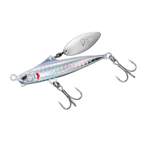 サゴシ、青物、フラットフィッシュなどなど…プラグ感覚で使える軽比重合金製ぶっ飛びブレードシンキングペンシル！ボディ素材に軽比重合金を採用。一般的なメタルジグよりも比重が軽い為、プラグのようにスロー〜ミディアムリトリーブスピードで使用できる使...