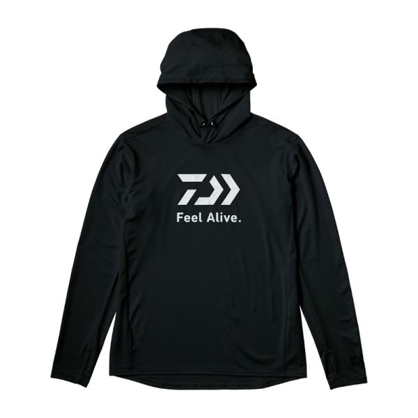 ■太陽光から肌を守り、心地よいドライ感が続く春夏シーズンに最適なUVケア、吸水速乾機能付き。本体素材の肌面側凸部分に撥水糸を使用することで吸水機能はそのままに、汗によるべたつきを抑制し、快適な着心地を継続する。ポリエステル100％で軽量なが...