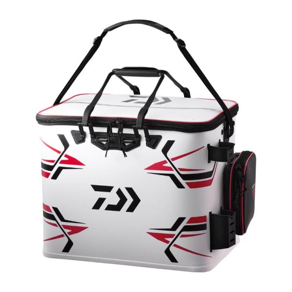 ■魚を活かした状態でキープ！実用性のある機能を搭載したキーパーバッカン！磯釣りのシチュエーションを考慮して実用性を追求したキーパーバッカン。魚のサイズを確認できる簡易メジャー、フタの仮留めができるスナップ付き。魚を投入しやすい変則ラウンド形...