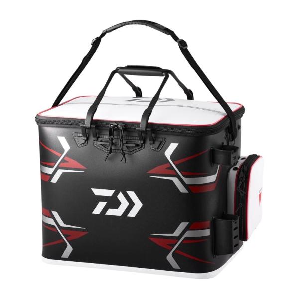 ■魚を活かした状態でキープ！実用性のある機能を搭載したキーパーバッカン！磯釣りのシチュエーションを考慮して実用性を追求したキーパーバッカン。魚のサイズを確認できる簡易メジャー、フタの仮留めができるスナップ付き。魚を投入しやすい変則ラウンド形...