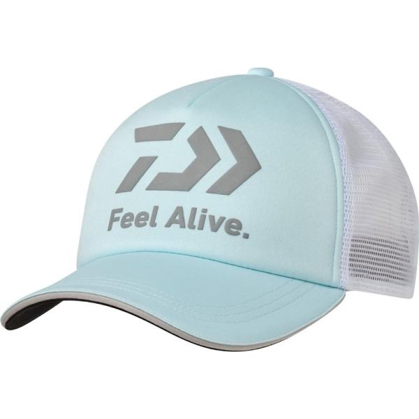 ■定番メッシュキャップにFeel Alive.ロゴが登場ベーシックなハーフメッシュキャップ。バイザー裏をブラックにすることで水面からの光の照り返しを抑える。ロゴはふっくらとした発泡プリントを採用。DAIWAダイワ　DC-6225 Feel ...