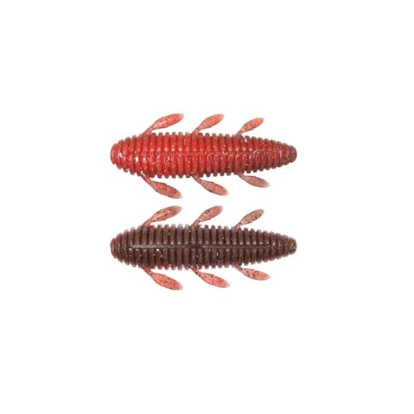 多彩な根魚を魅了してきた万能ロックフィッシュワームがヘビーソルト仕様に！万能ロックフィッシュワーム『根魚蟲』がヘビーソルトモデルとして登場！『根魚玉』とのセット、テキサスリグなどに用いてリフト&amp;フォールさせればまるで太い尾を持つ生物...