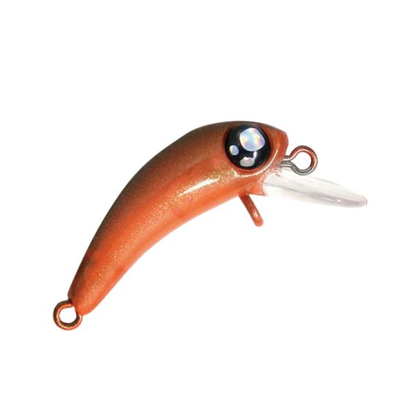 このサイズで2フック。どんなバイトも逃さない！小さいボディでゆったり誘うカウントダウンで自分の思った層を自在に引ける。リップの水噛みが強いので、超デッドスローでも泳ぎます。全長30mmで2フック仕様でマイクロクランクの不満を解決。ROB L...