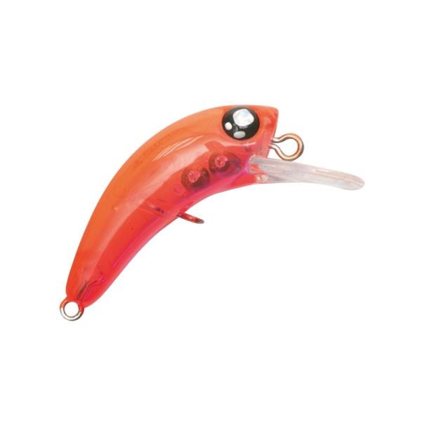 このサイズで2フック。どんなバイトも逃さない！小さいボディでゆったり誘うママに重量級誕生！！肝っ玉母ちゃんが演出するビッグな釣果！ROB　BeRBie_mama SSロブルアー　バービー・ママSS●カラー：11 フェアリーオレンジ●全　長：...