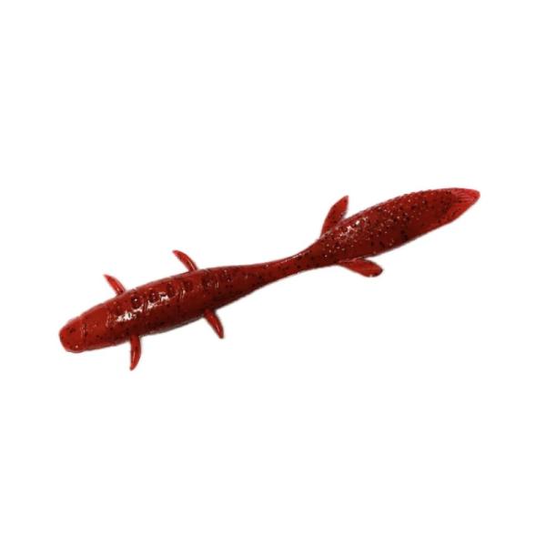 弾けるアクション前後のボディを繋ぐクビレとボリューミーなテール、不思議なシルエットが特徴のスティックベイト。着底時にブルン、ハングオフした時にブルン。思わずバスに口を使わせてしまう、弾けるような魅惑のアクション。例えばズル引き中、障害物に当...