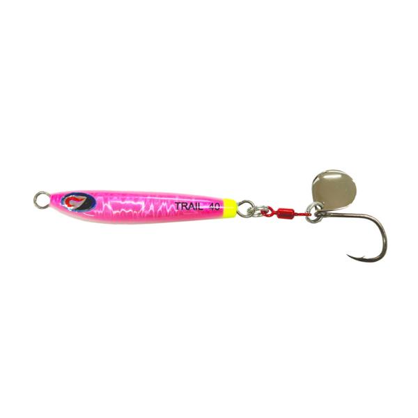 「タダ巻き特化」のブレードジグスローな展開から早巻きまで姿勢を崩すことなく、キャスト飛距離ブレードの抵抗をものともしないフォール速度を備えるボディー形状、ジグ後方部には、メインターゲットの一つでもあるサワラに対し丸呑みによるラインブレイクを...