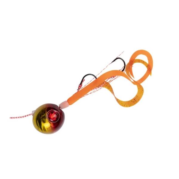 ■鉛という選択。タングステン製タイラバより、シルエットが大きく、沈下スピードの遅い鉛製タイラバ。鉛のその特徴が、むしろ本領を発揮する状況もあります。例えば、濁り潮であえてシルエットを大きくしてアピールさせたい時や、早いフォールスピードに反応...