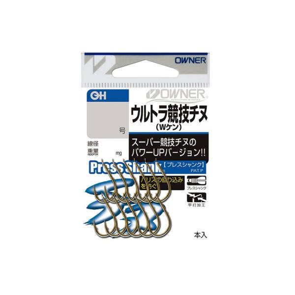 競技チヌ・スーパー競技チヌの太軸版。重量・強度共にUPし、60cm級のチヌから大型マダイまで幅広く対応できます。Wケン採用で大型餌のズレや遠投時の餌ズレを防止します。■Press Shank・ハリスの回り込みを防ぐ・大型魚の引きにも耐える強...