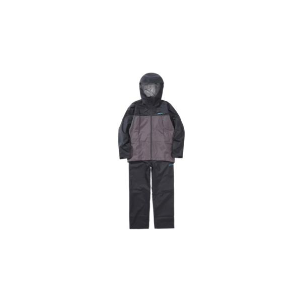 ■ドライシールド3層を採用した新定番レインスーツシマノ独自の防水透湿基準をクリアしたドライシールド3層生地を採用しています。 肩掛け・腰巻き、どちらの膨張式のラフトエアジャケットを着用していてもアクセスできる腰ポケット、風の吹き込みやバタつ...