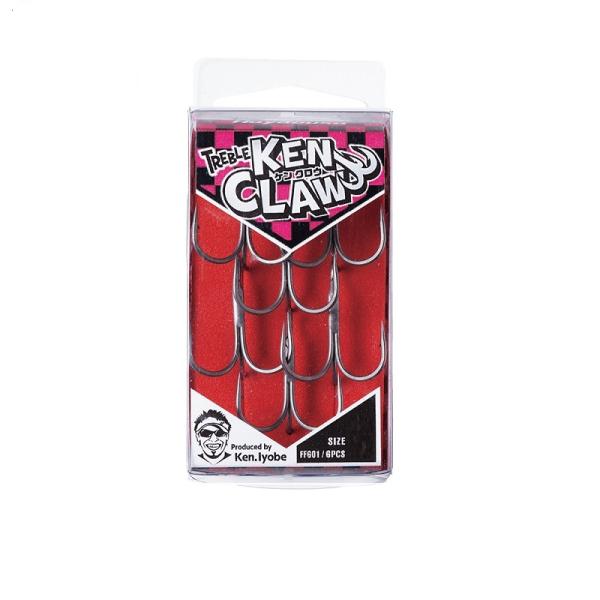 伊豫部健プロデュース　「巻く・掛ける・獲る」掛けてからのキープ力、鈎1本掛かりになってもランディングに持ち込む、巻物特化型トレブルフックHayabusa BASSハヤブサ　FF601 トレブル ケンクロウ　4■商品説明・商品名：FF601 ...