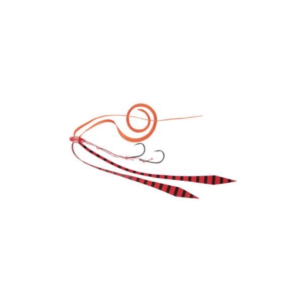 タフコンディションに効く！スリムカーリー＋スリムストレート仕様の遊動式タイラバ替えユニットHAMADA SHOKAI　CLA038浜田商会　CLA038　ブレイズスリムカーリーユニット●品　番：CLA038●カラー：RDZB レッドゼブラ●...