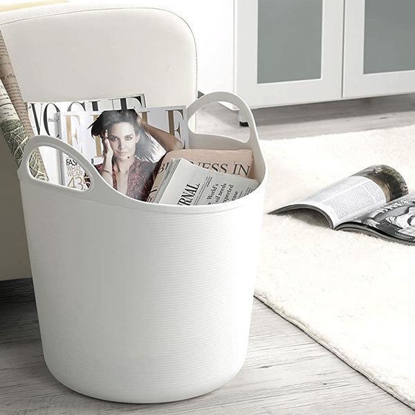 サイズ:39×38×高さ41cm容量:26L材質:ポリエチレン製造国:日本メーカー:イノマタ化学カラフル ポップ 可愛い 収納 カゴ 洗濯物入れ 洗濯かご バスケット 持ち手付き 軽い ランドリーラック ランドリーバスケット 洗濯用品 洗濯...