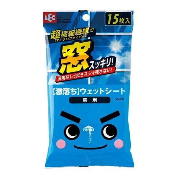 シートサイズ（約）:300×200mm材質:レーヨン、ポリエステル、ナイロン15枚入り成分:水、エタノール、除菌剤品番:SS-037製造国:日本メーカー:レックwindow cleaning seat 跡残り しない 跡がつかない 洗剤不要...