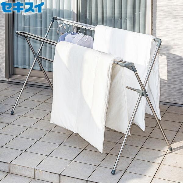 使用時サイズ(約):幅235〜145×奥行89×高さ134cm収納時サイズ(約):幅145×奥行19×高さ152cm重量(約):6.3kg材質:パイプ/ステンレス巻きスチールパイプ、ステンレスパイプ、アルミパイプ　部品/PP樹脂、ABS樹脂...