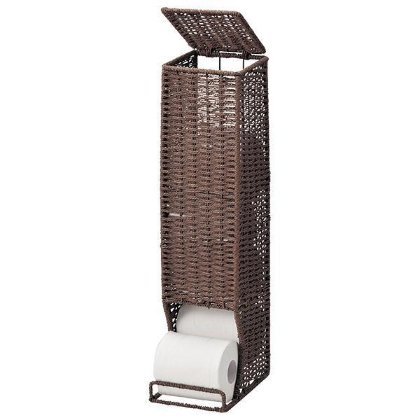 サイズ(約):幅13.5×奥行18.5×高さ56cm材質:ペーパー、金属品番:CH-526製造国:中国メーカー:ちどり産業トイレ 収納 ケース ラック ホルダー ストッカー ボックス バスケット カゴ 和風 蓋付き ふた付き トイレ用品 ト...