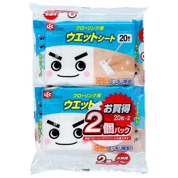 商品サイズ（約）:縦300×横200mm材質:レーヨン、ポリエステル成分:水、エタノール、除菌剤、界面活性剤品番:SS-249製造国:日本製造メーカー:レックウェットシート 拭き取りシート フローリングシート 皮脂汚れ 使い捨て 衛生的 清...